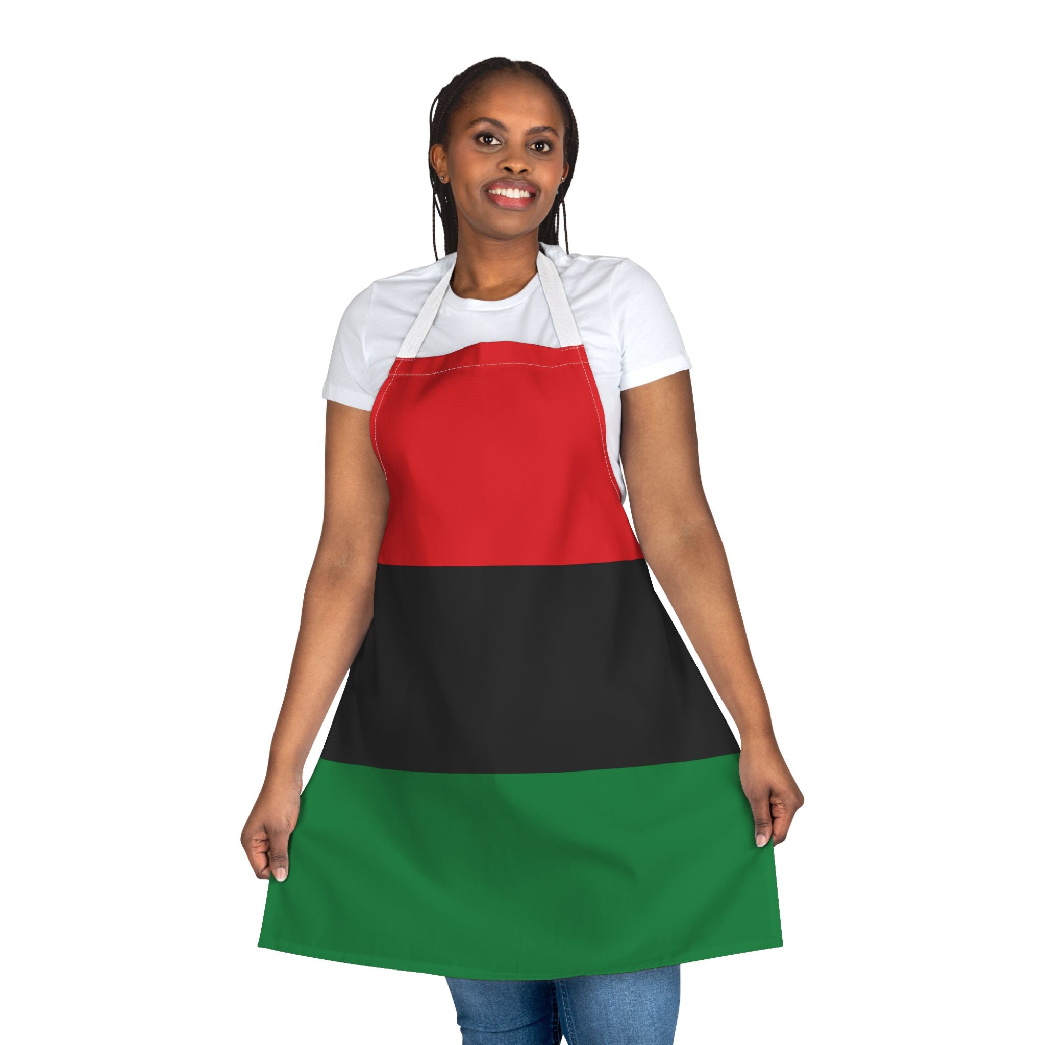 Apron, Pan African Flag Design – KneeBaby Creations